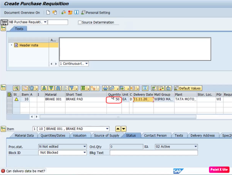 How to create Purchase Requisition (PR)? – SAP S/4 HANA – Manage Adora