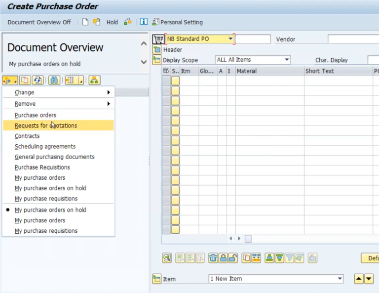 How to create a Purchase Order (PO)? – SAP S/4 HANA – Manage Adora
